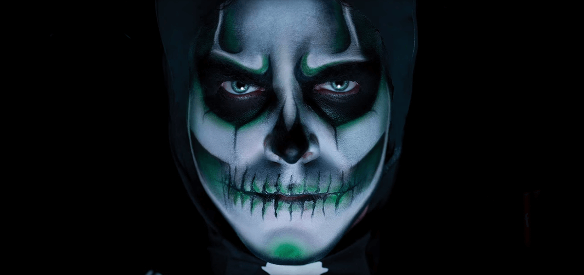 Gothic Skeleton Face Paint Halloween Make-Up Tutorial – Smiffys