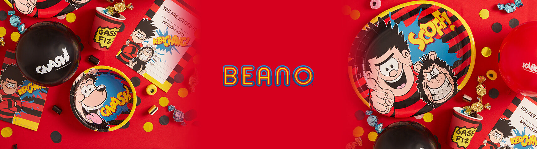 Beano Tableware | Smiffys