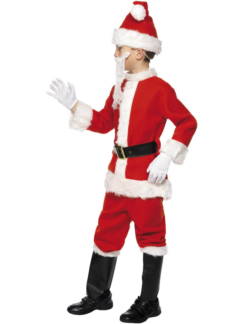 Deluxe Santa Costume & Beard, Child – Smiffys