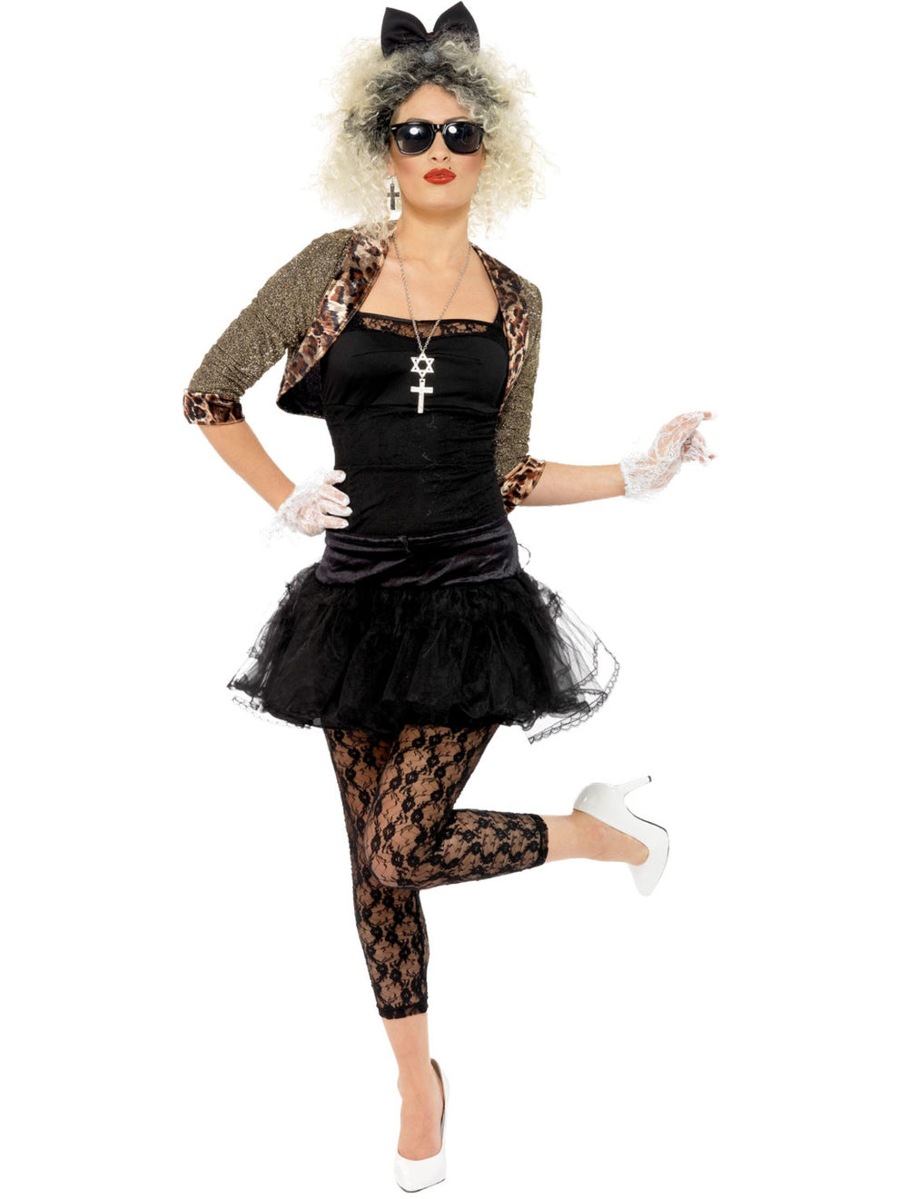 80s Wild Child Costume, Black – Smiffys