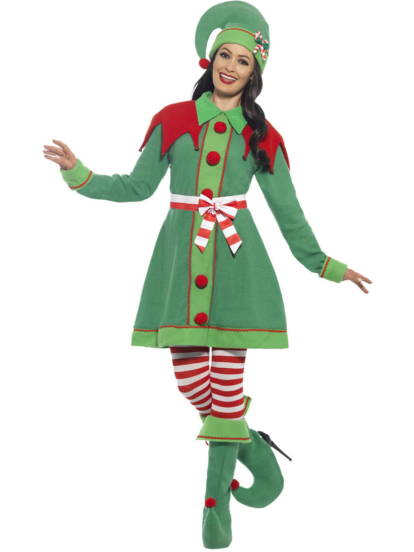 Deluxe Miss Elf Costume – Smiffys