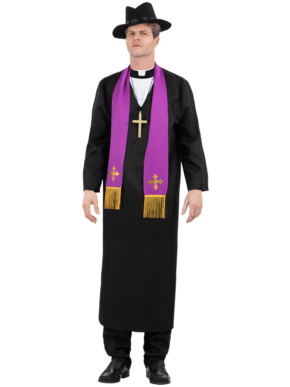 The Exorcist, Father Merrin Priest Costume, Robe – Smiffys