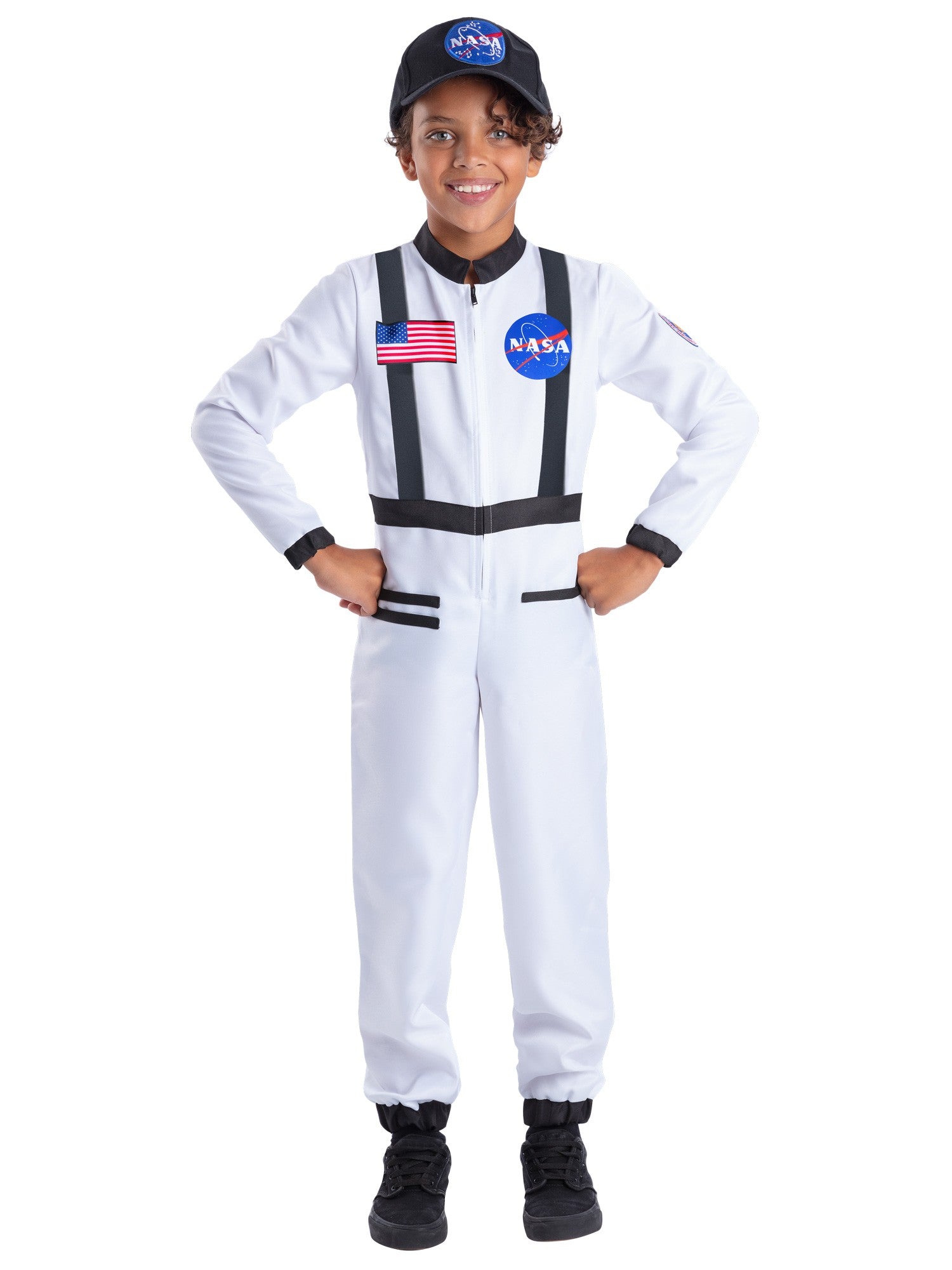 Kids Astronaut Costume with All in One & Cap – Smiffys