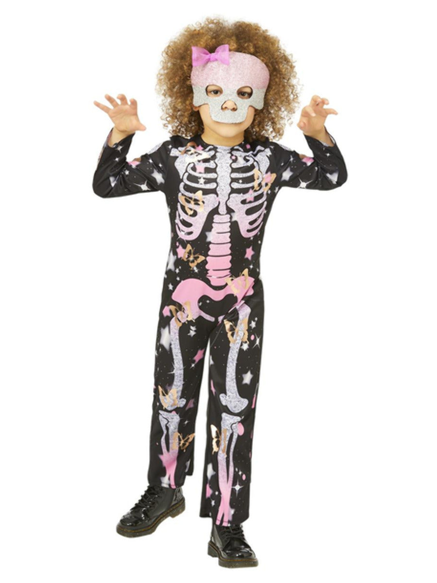 Skeleton Rose Gold Sparkle Costume | Smiffys.com